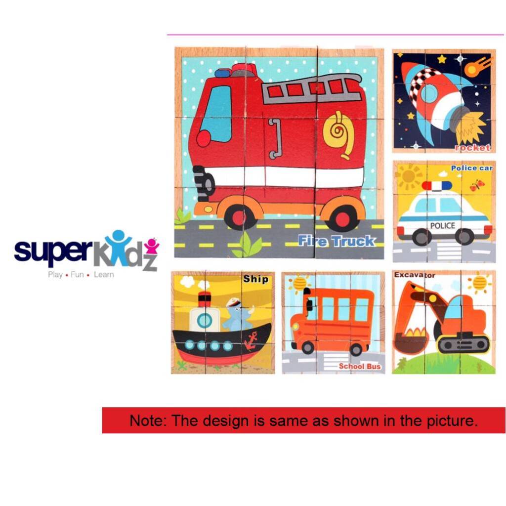 Puzzle Cube - Traffic - Superkidz.net